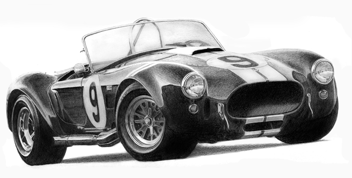 Shelby Cobra Sketch
